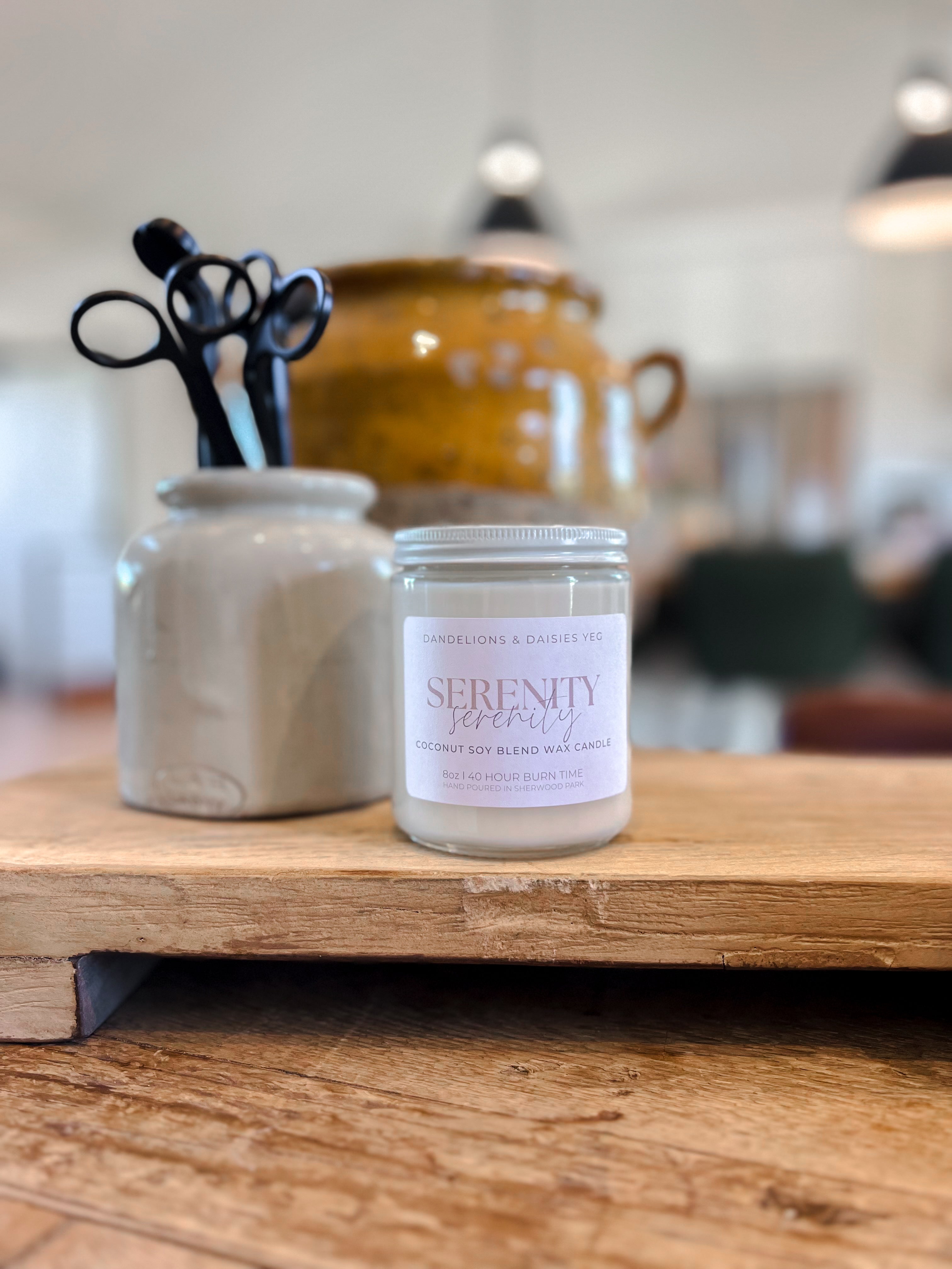 8 ounce Candle - Serenity – Lou and Dolly